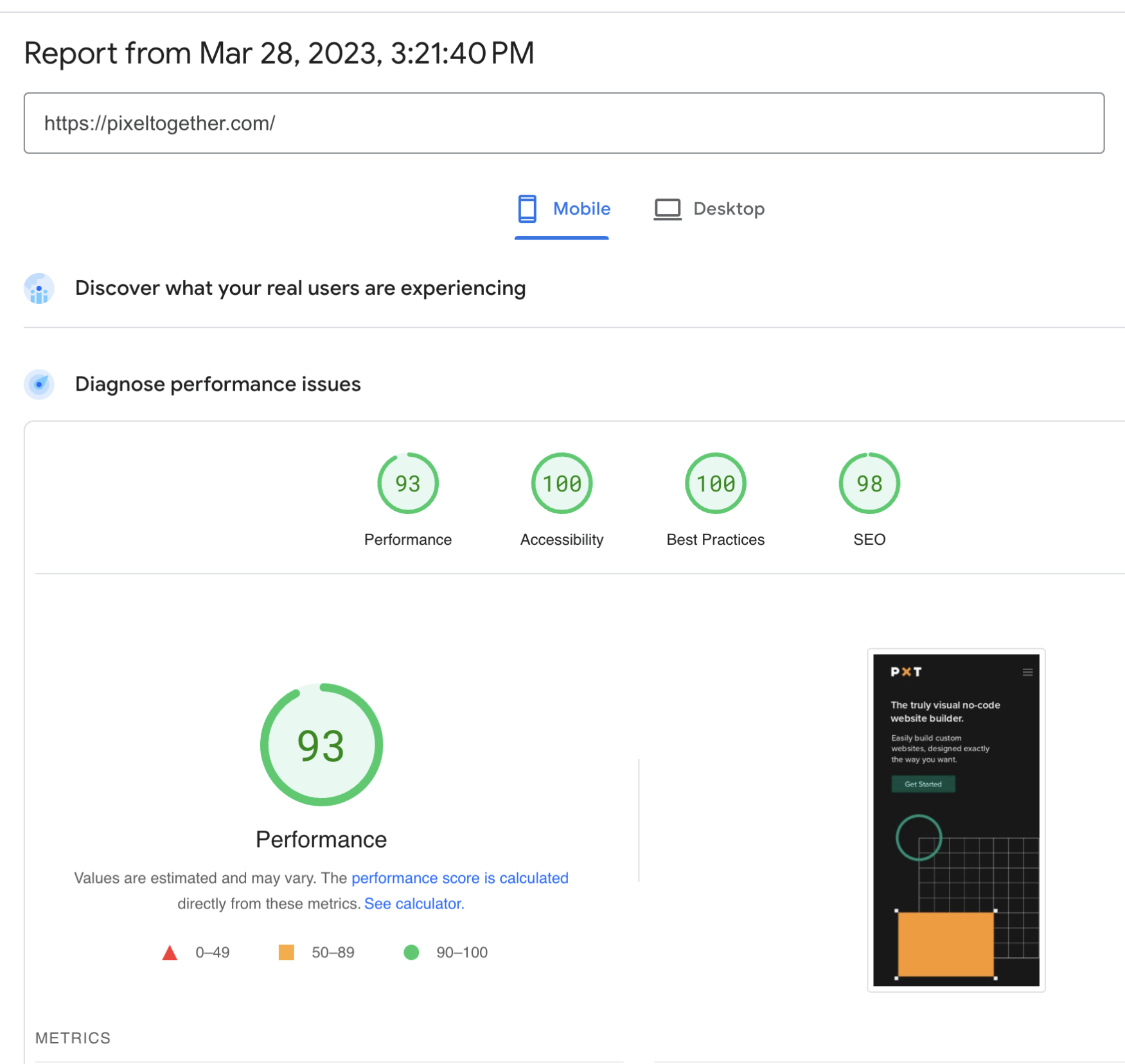How to improve your website's lighthouse score | Pixel Together